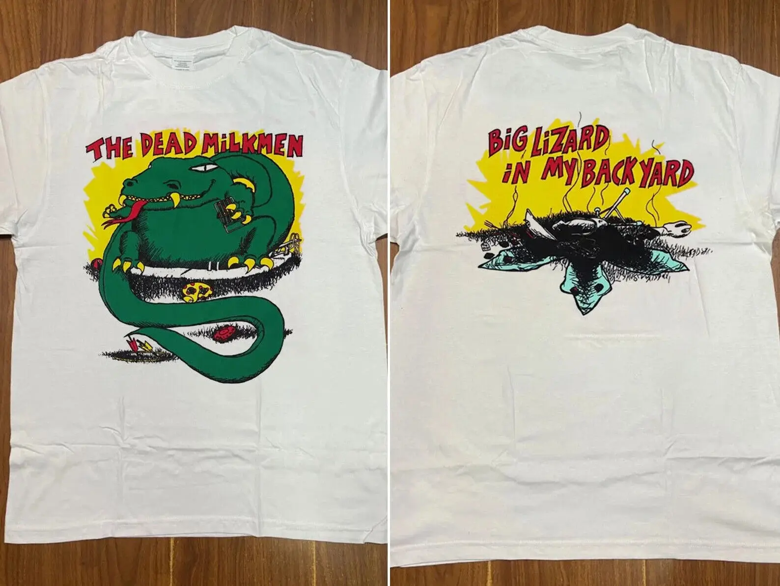 Dead Milk Men – Big Lizard In My Backyard Shirt: Why This Vintage Punk ...
