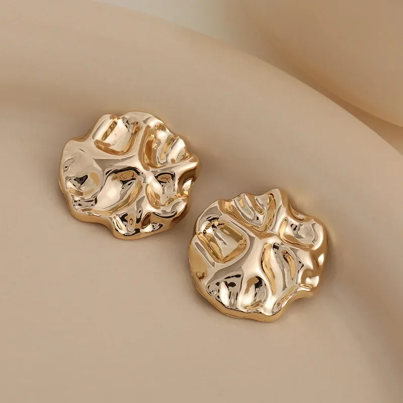 5PCS Irregular Shape Buttons Gold Fashion Metal Buttons 15/21.5mm ...