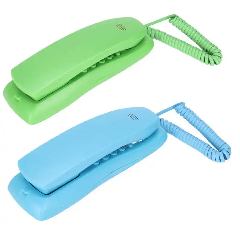 Telefone fixo montado na parede do telefone fixo telefones com fio com ...