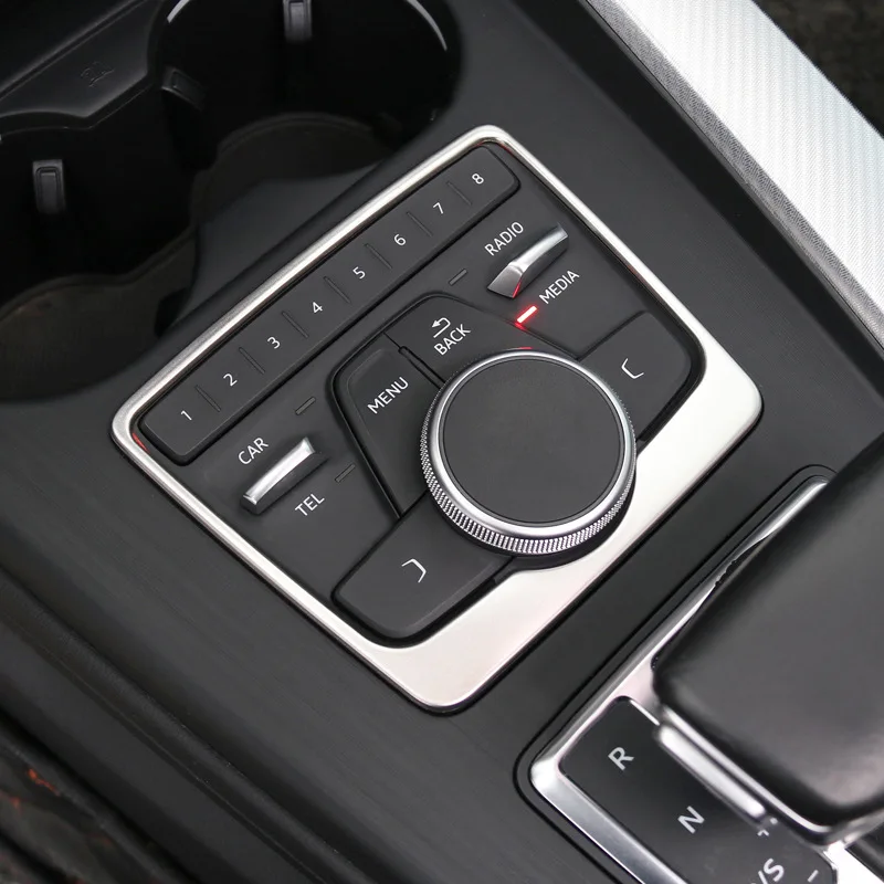 Stainless-Steel-Console-Multimedia-Control-Panel-Decoration-Frame-Cover ...