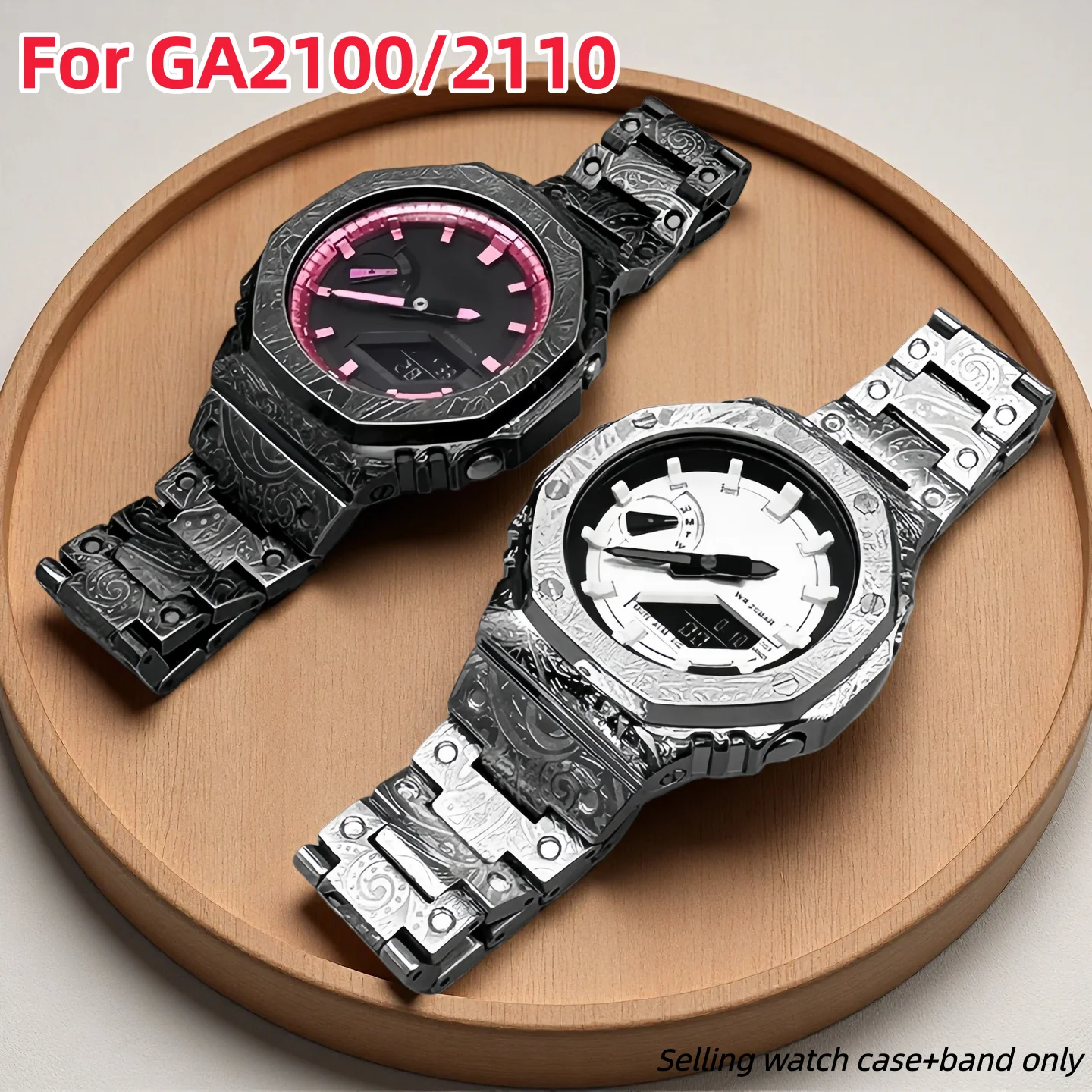 GA2100 Mod Kit For Casio G-SHOCK GA-2100 GA 2110 GA B2100 Stainless ...