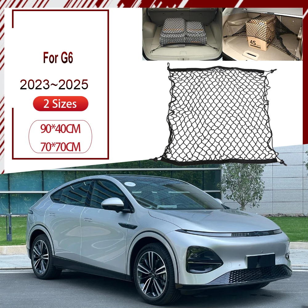 For-XPeng-G6-2023-2024-2025-Car-Trunk-Net-Nylon-Cargo-Trunk-Storage ...