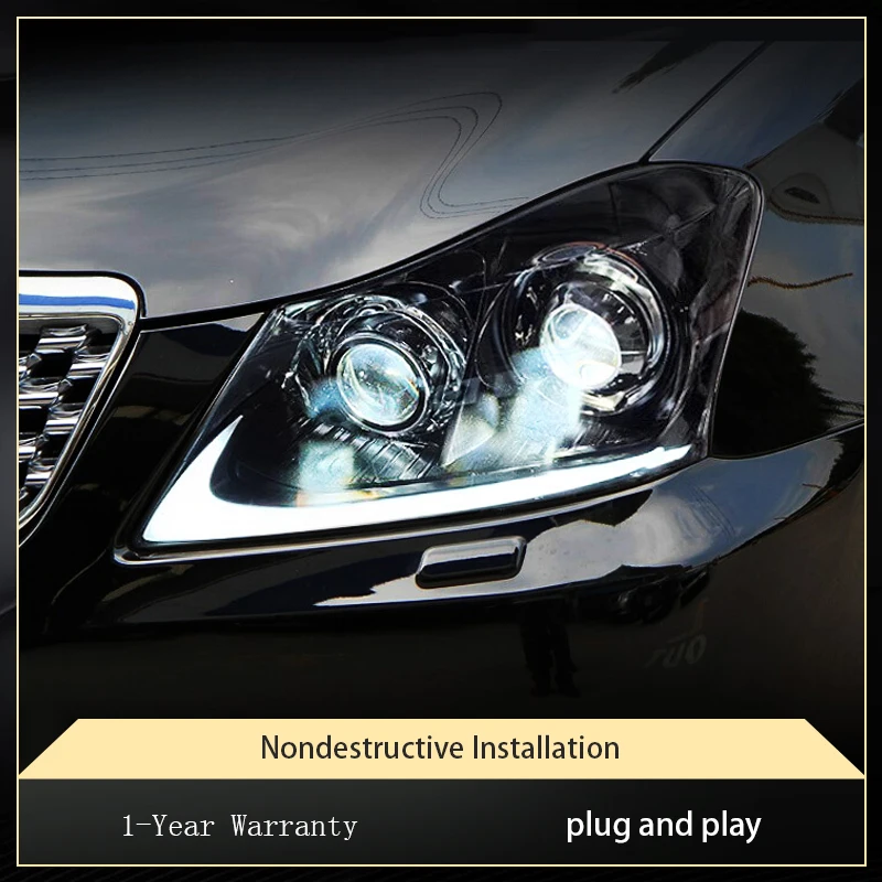 Powerful-Headlights-for-Cars-Toyota-Crown-2010-2013-Upgrade-Front-Lamp ...