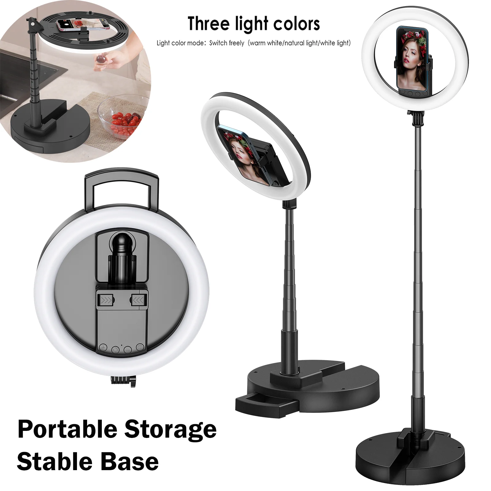USB-Charge-Selfie-Ring-Light-Mobile-Phone-Lens-LED-Selfie-Lamp-Ring-for ...