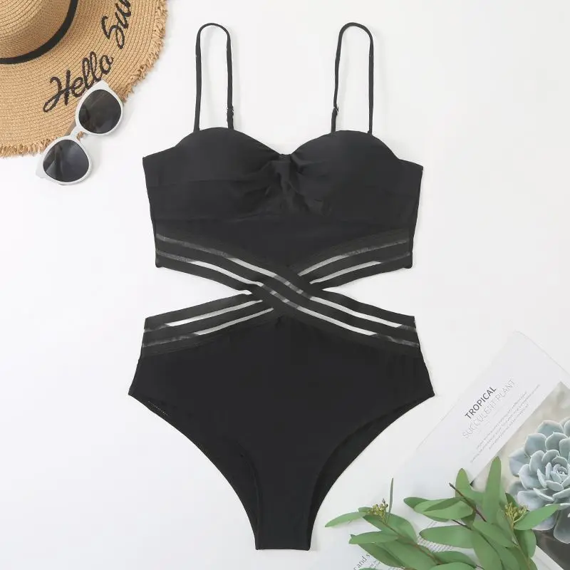 Monokini One Piece Swimsuit Black | Swimsuit One Piece Women 2023 ...