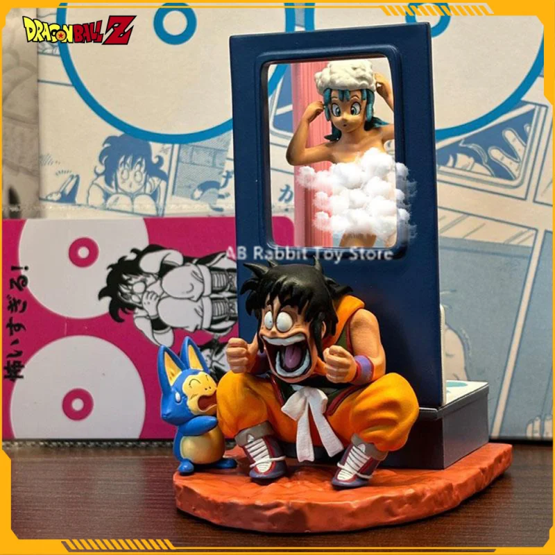 Dragon-Ball-Anime-Figure-Yamcha-Peep-Bulma-Bath-Action-Figurine-Pvc ...