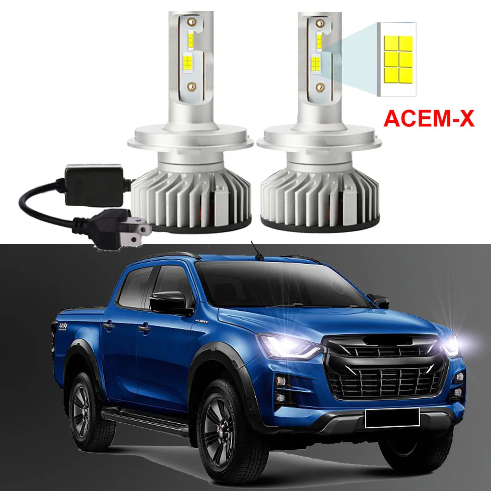 2Pcs-Car-Led-Headlight-Bulb-For-Isuzu-D-MAX-D-MAX-Dmax-II-2019-2020 ...