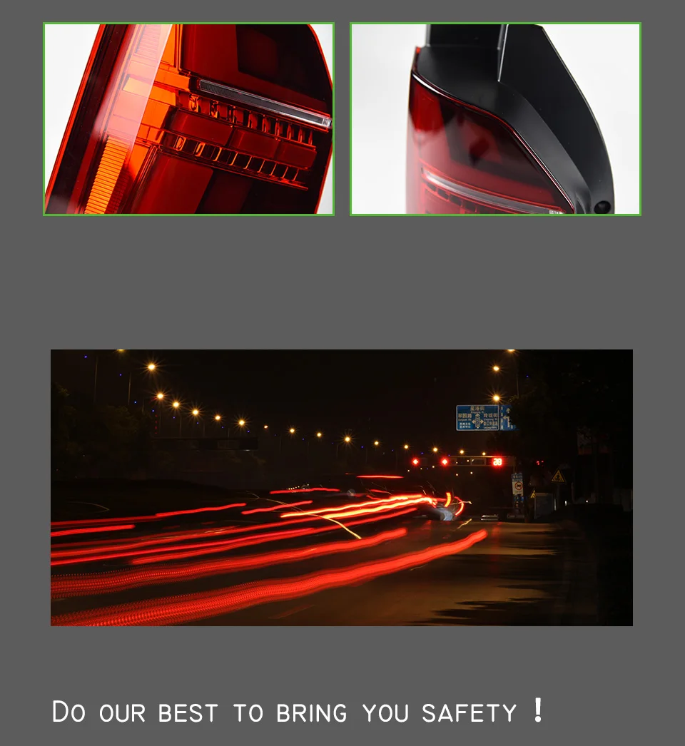 Car Lights For Vw Multivan T6 Led Tail Light 2016-2020 Rear Stop Lamp ...