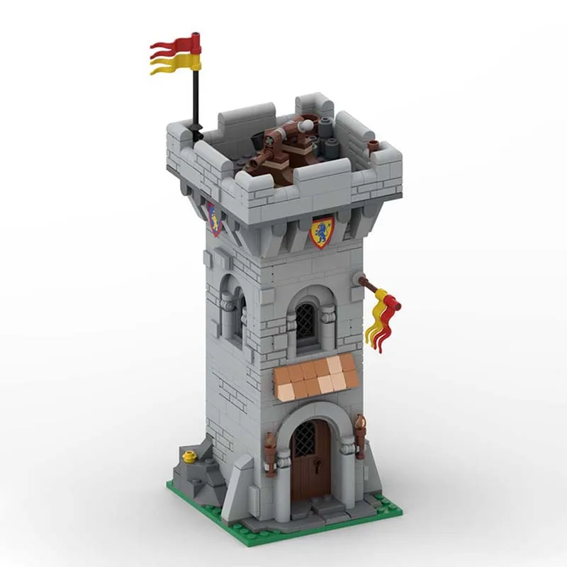 637-Piece Medieval Lion Knight Fortress Construction Set - Creative ...