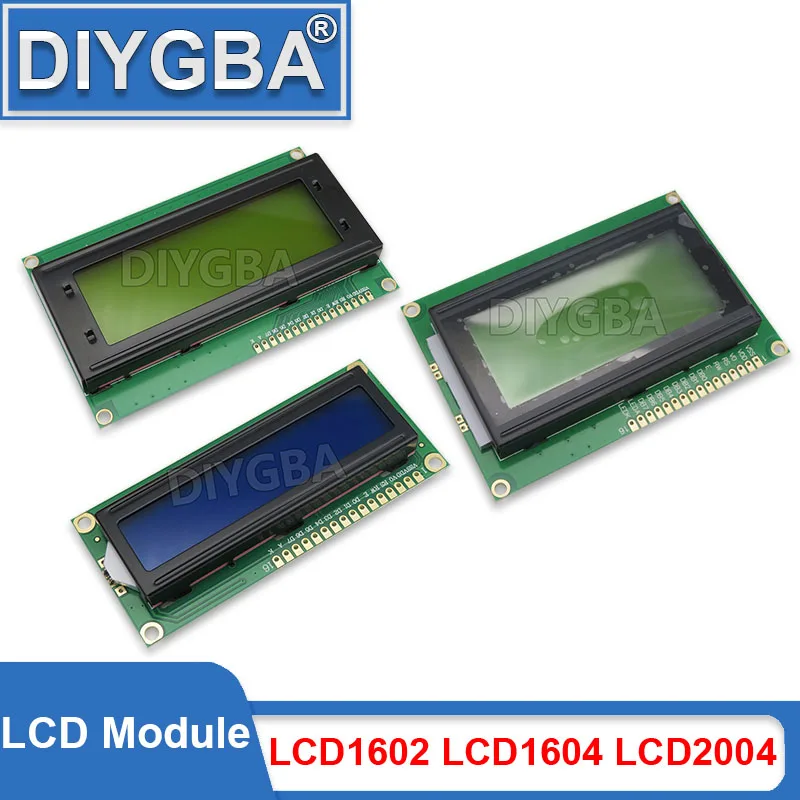 Module LCD1602 LCD1604 2004 Yellow Green/blue Screen 16x2 16x4 20x4 ...