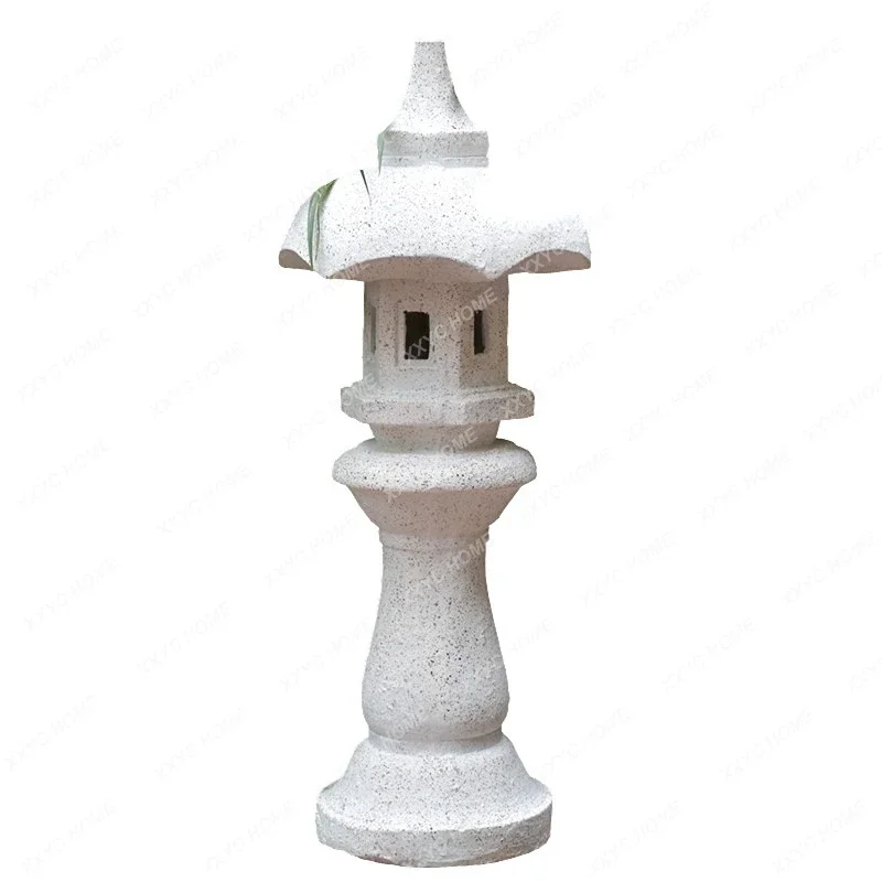 Retro-Solar-Stone-Lantern-Villa-Creative-Landscape-Design-Japanese ...