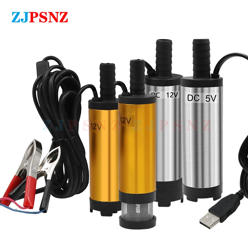 38MM-51MM-Electric-Car-Oil-Pump-For-Pumping-Diesel-Fuel-Oil-Water ...