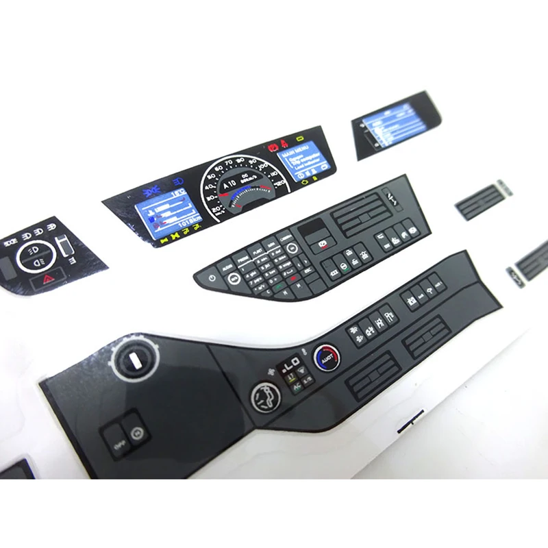 Dashboard-Decorative-Stickers-for-1-14-Tamiya-RC-Truck-Trailer-Tipper ...