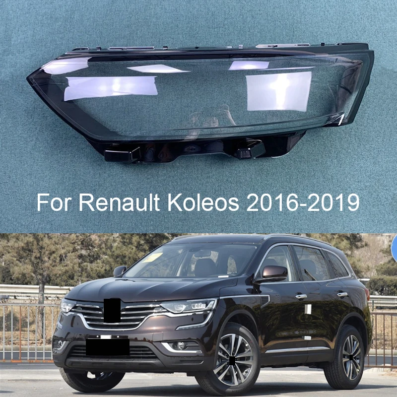 For Renault Koleos 2016~ 2019 Headlight Lens Car Headlamp Cover Glass ...