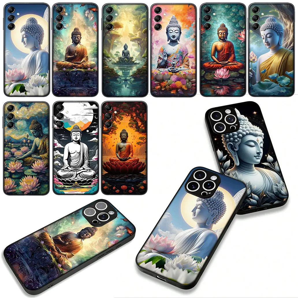 Serene Lord Buddha Design Phone Case for Moto G24 4G (9)