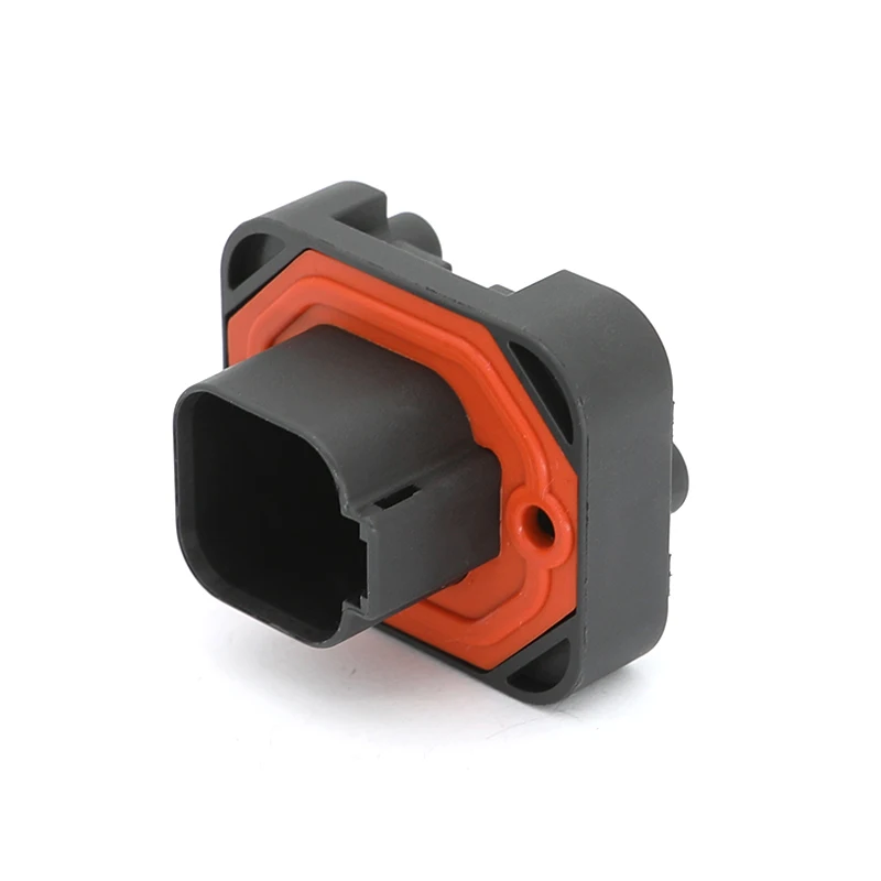 DT15-6PB Black 6Pin Automotive Waterproof Connector, DT Straight Pin ...