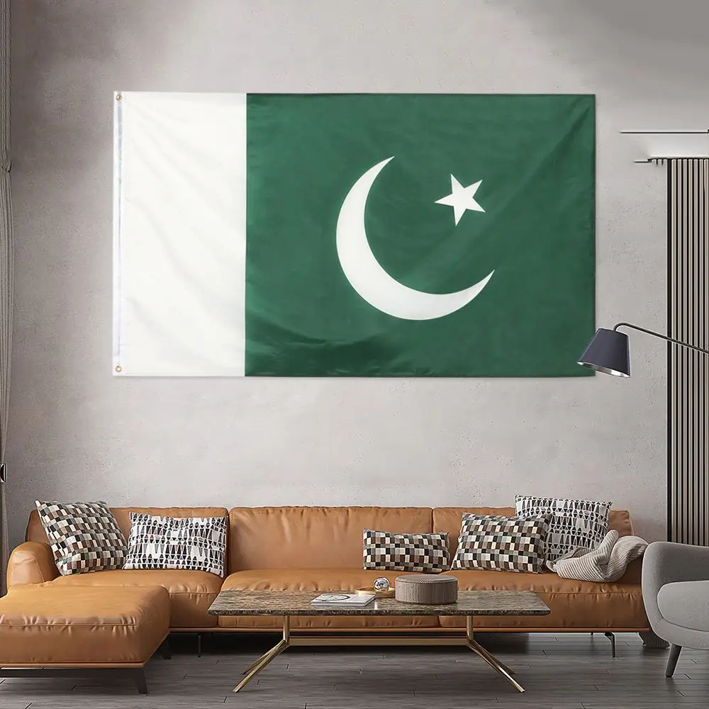 90*150CM/3 x 5 FT Pakistan Flag Bunting Banner Outdoor Indoor Decor ...