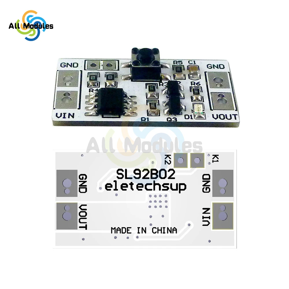 DC-3-20V-2A-LED-Controller-Bistable-self-Locking-Switch-Module-Button ...