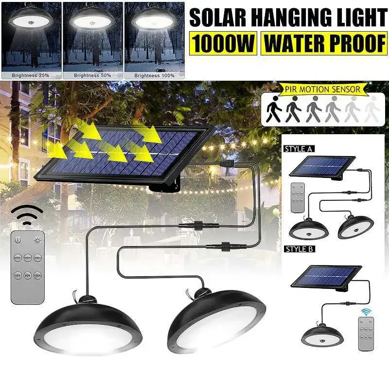 Double-Heads-Solar-Pendant-Light-Outdoor-Indoor-Waterproof-60-LED-Solar ...