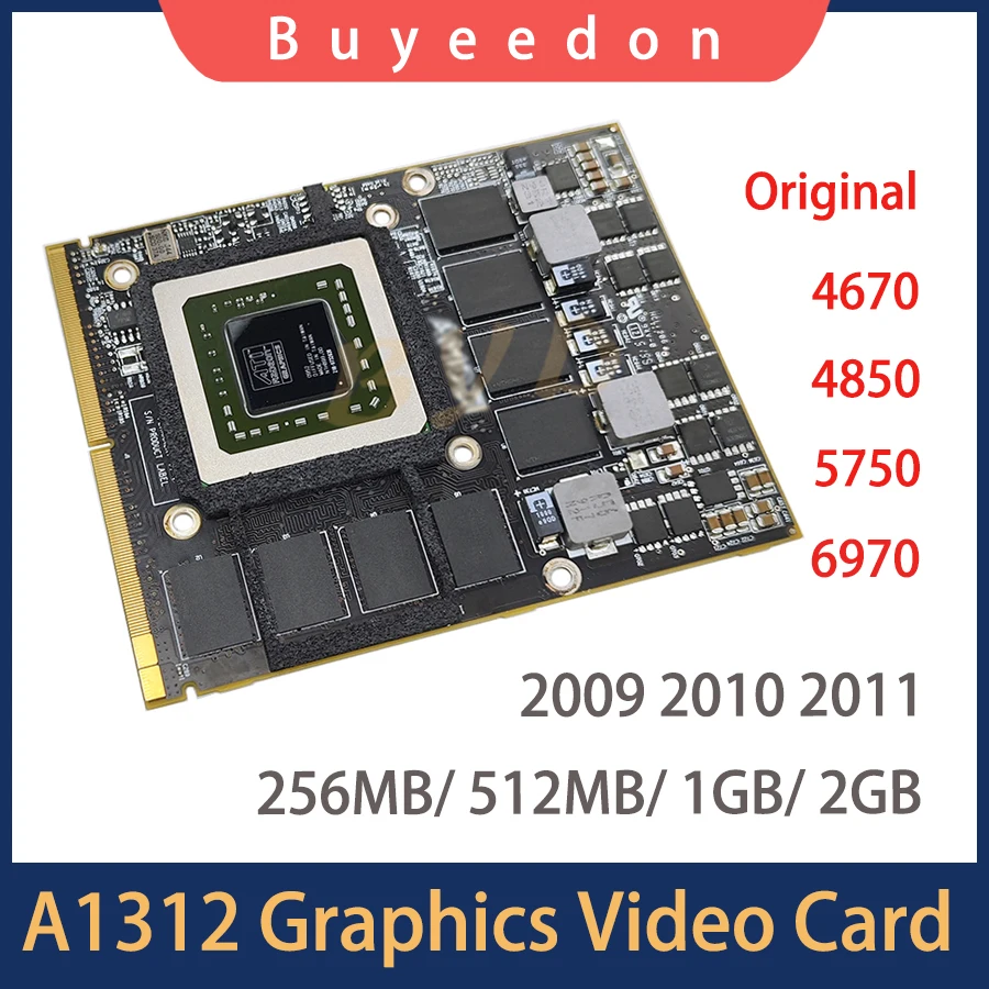 Tarjeta gráfica Original Ati HD 6970M, 5750m, 4850, 4670, 1GB, 2GB, 109 ...