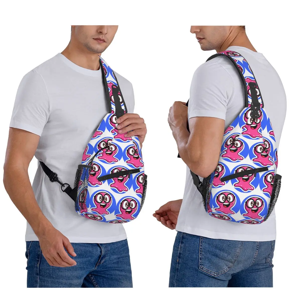 Super Slick Slime Sam Chest Bag Men Sling Crossbody Backpack Chest Bag ...