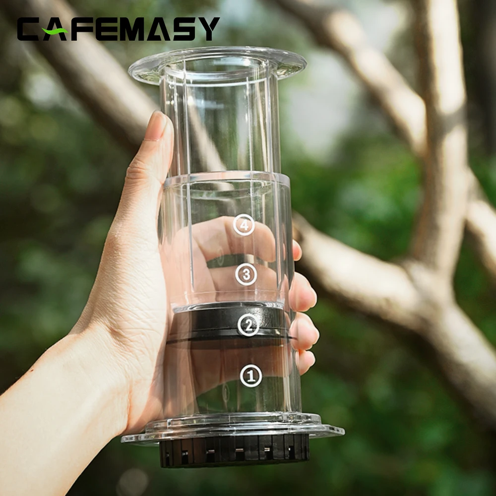 CAFEMASY-Portable-French-Press-Coffee-Maker-Transparent-Espresso-Coffee ...