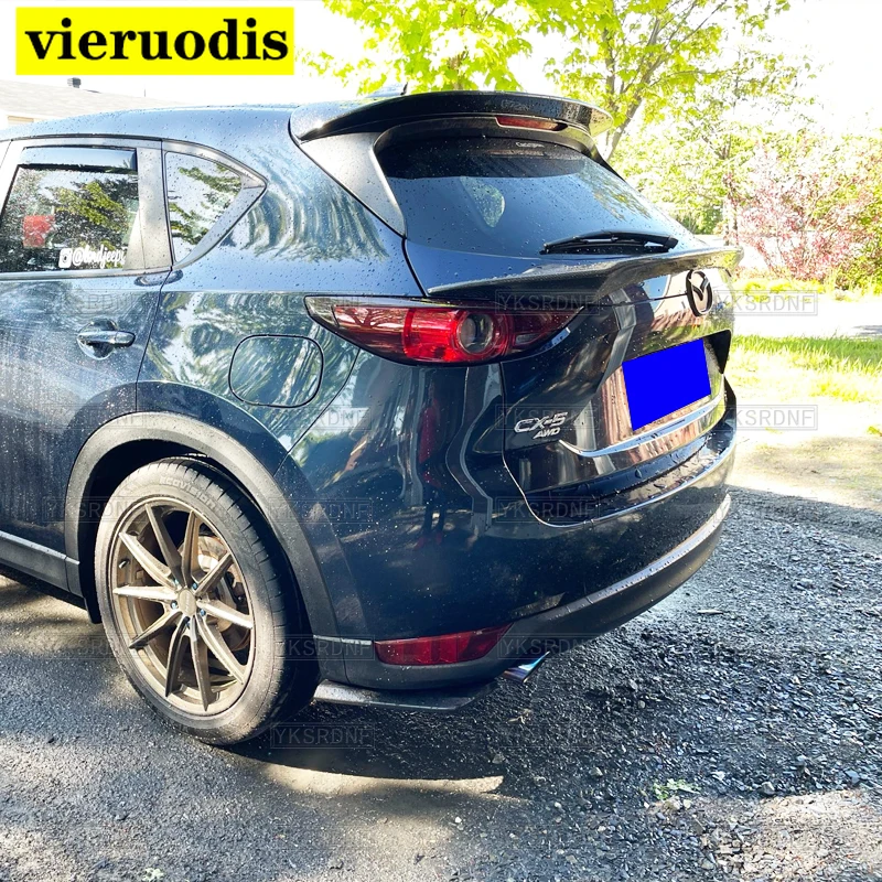 For Mazda Cx-5 Cx5 2017 2018 2019 2020 2021 Rear Middle Spoiler Wing Carbon Fiber Trunk Lip Wing ...