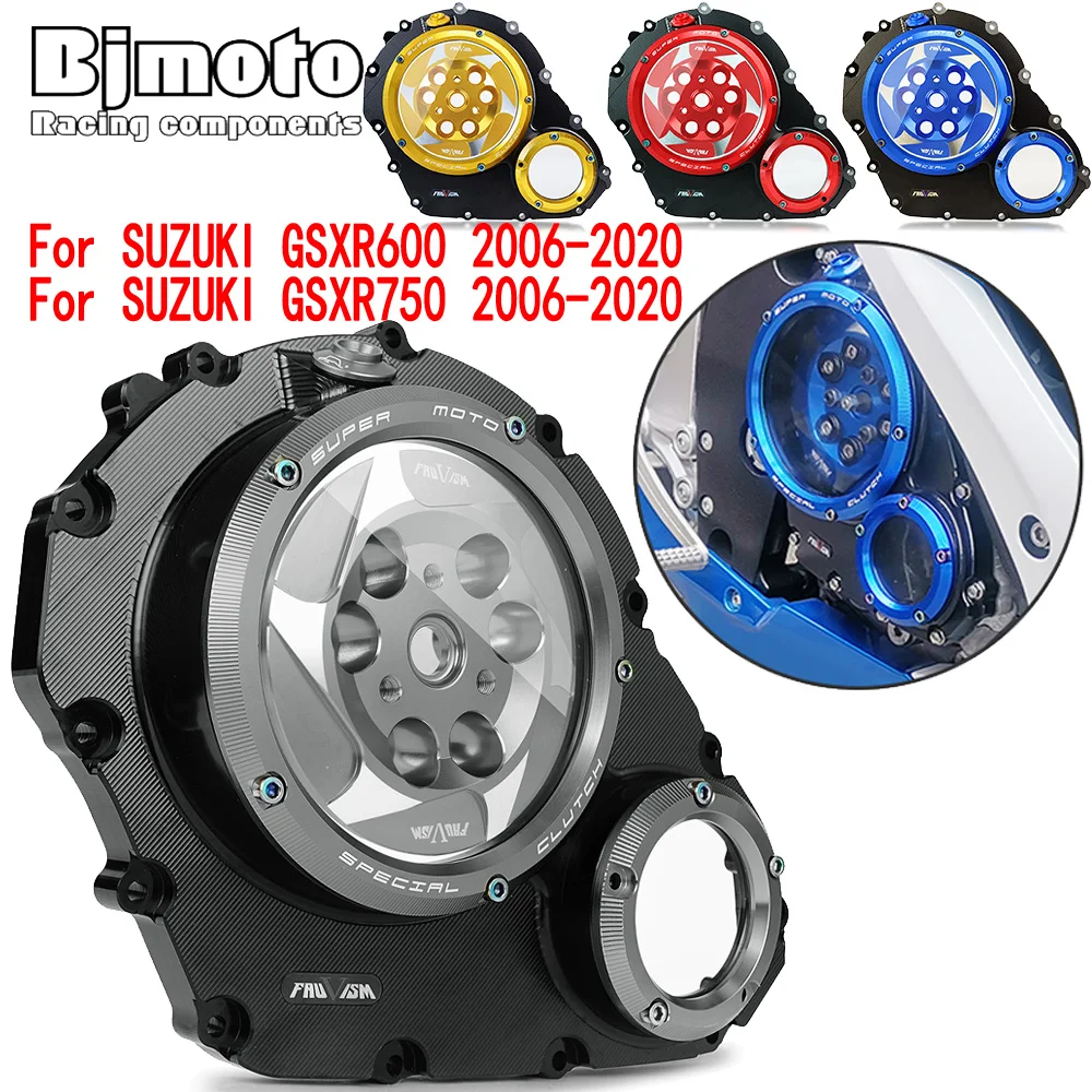 GSXR 600 750 Motorcycle Clear Clutch Cover & Spring Retainer R For ...