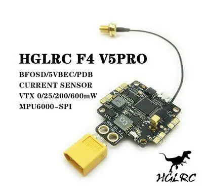 Controlador de vuelo HGLRC F405 F4 V5PRO 5,8G 40CH 25/200/600mW ...
