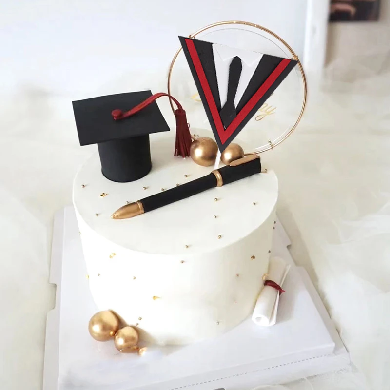 Mini-Bachelor-Cap-Ornamento-Topper-Do-Bolo-Decora-o-Buqu-Prop-Decora-o ...