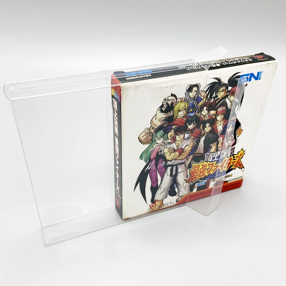 5-Box-Protector-For-SNK-NGP-NGPC-Game-Video-With-Carton-Clear-Display ...