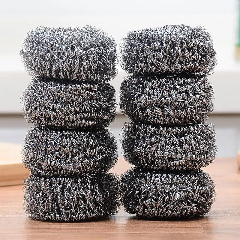 Stainless Steel Cleaning Ball Brushes Household Cleaning Products ...