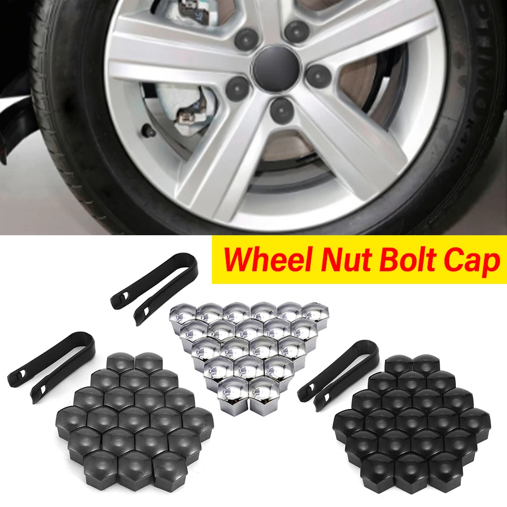 Car Wheel Nut Caps 20pcs Auto Hub Screw Cover 17mm For Volkswagen Audi ...
