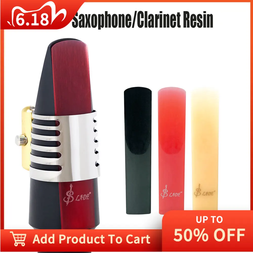 Eco friendly Resina Reeds para Saxofone, Soprano, Alto, Clarinete Tenor ...