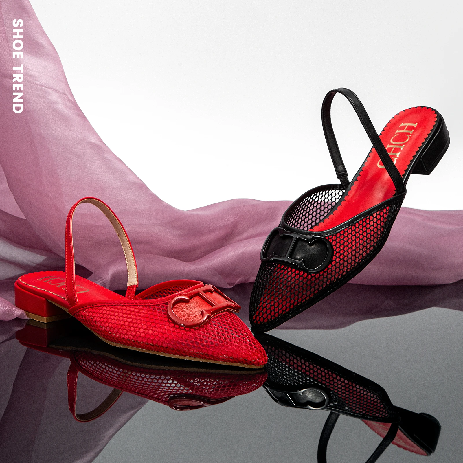 Fashion-Classic-Women-s-New-Sandals-Retro-Solid-Color-Grid-Party-Women ...