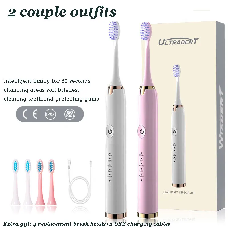 USB-Electric-Tothbrush-Adult-soft-Bristled-Electric-Toothbrush-Charging ...