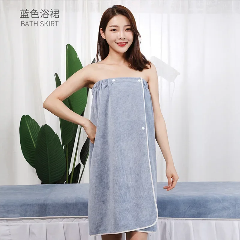 Spa-Wrap-Pure-Color-Tube-Top-Bath-Skirt-Big-Bath-Towel-Wrap-Bathrobe ...