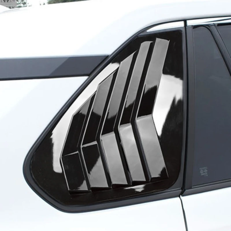 For-Toyota-Rav4-Rav-4-2019-2021-Exterior-car-Rear-Window-Louvre-Glass ...