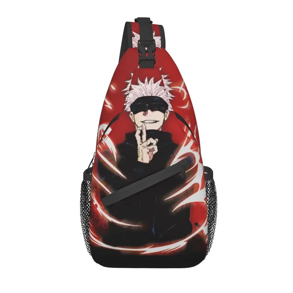 Personalized-Cool-Satoru-Gojo-Sling-Bag-Men-Cool-Anime-Jujutsu-Kaisen ...
