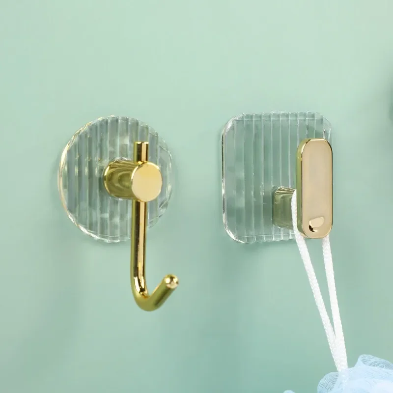 Multi-Purpose-Wall-Hooks-Home-Decor-Strong-Adhesive-Bathroom-Towel-Rack ...