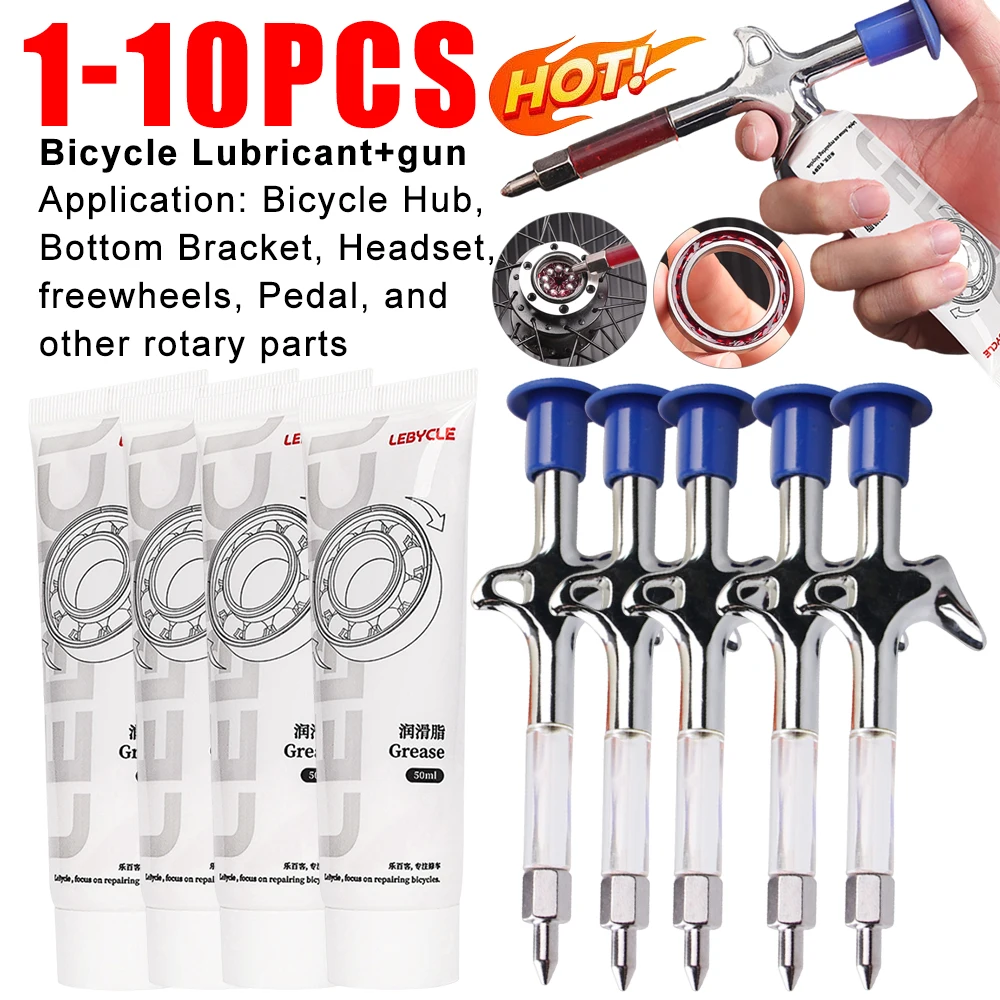 1-10pcs-Bicycle-Grease-Kits-MTB-Bike-Oil-Lubricant-For-Hub-Bottom ...