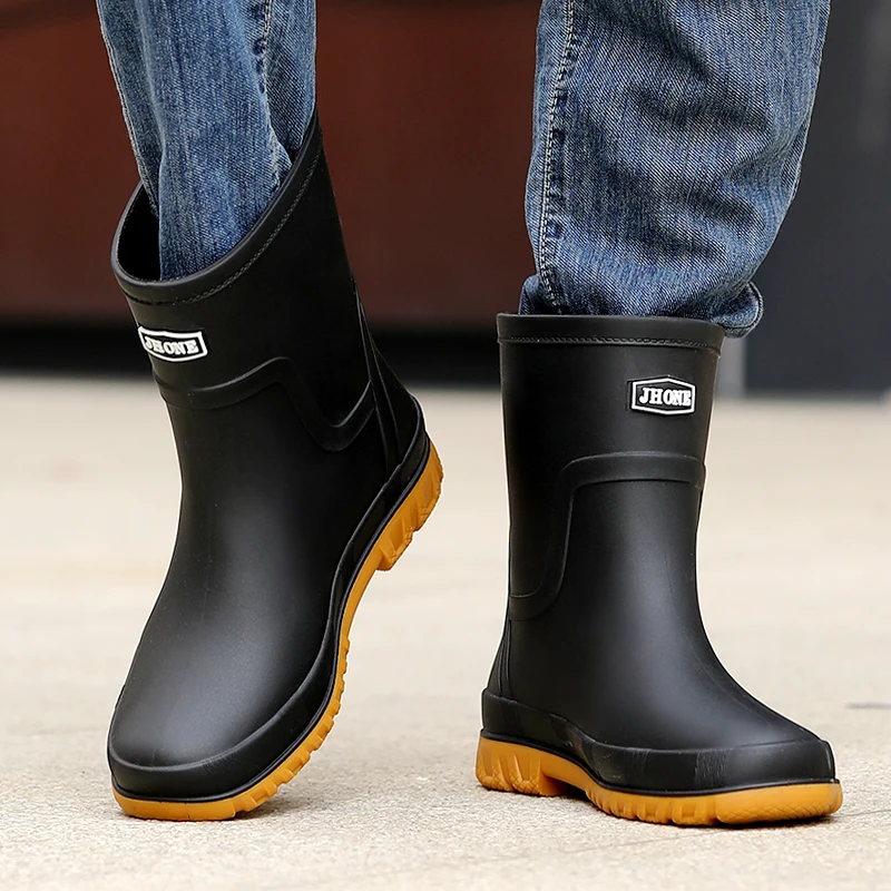 Men's Fiing Sea Water oes Adult 2024 New Chef Rider Special Rain Boots ...