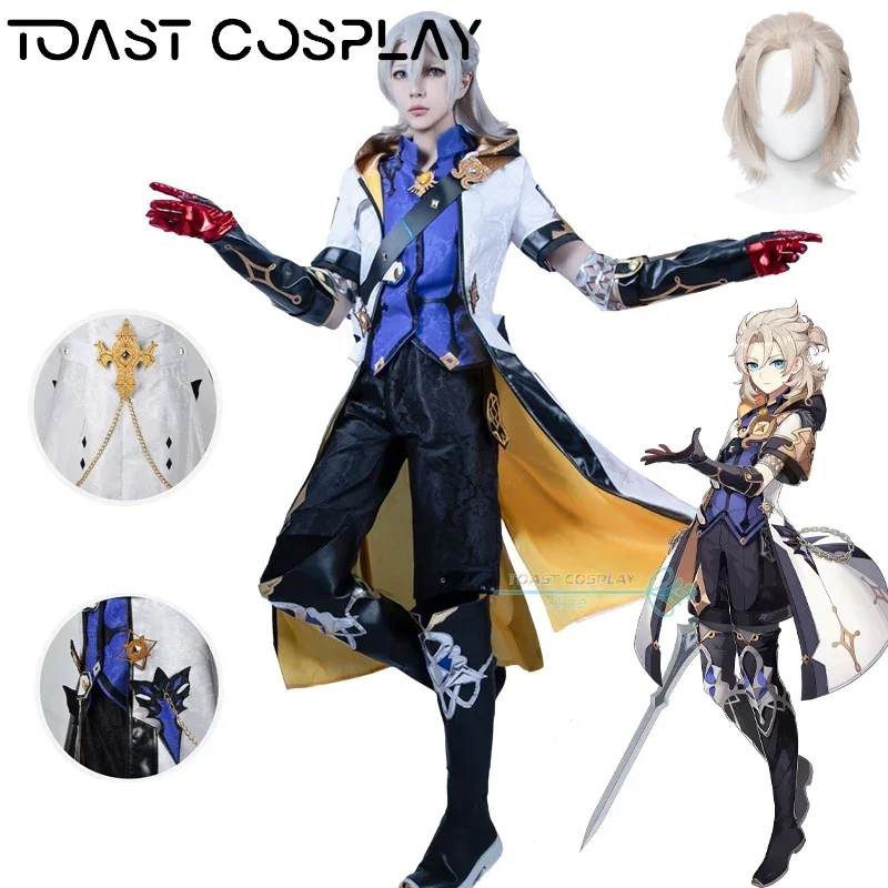 Game-Genshinimpact-Albedo-Cosplay-Costume-Handsome-Cos-Outfits ...