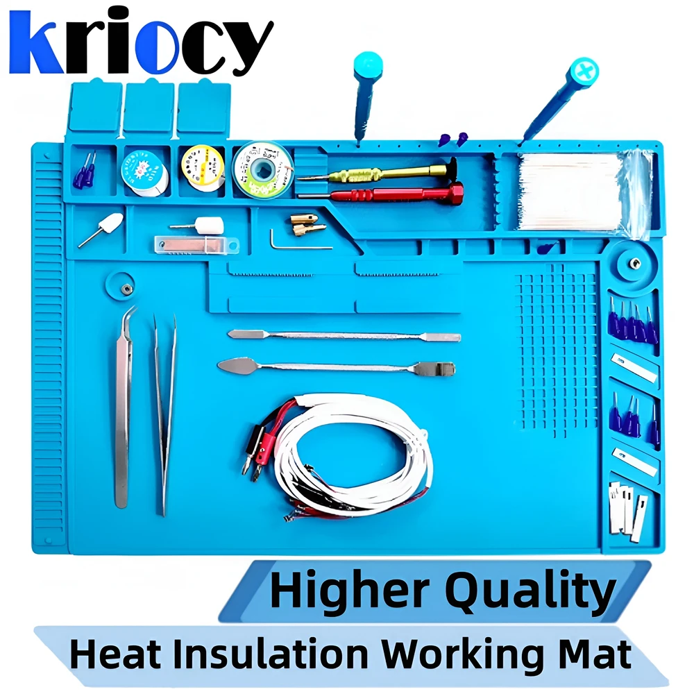 Silicone-Soldering-Mat-ESD-Antistatic-Heat-Insulation-Motherboard ...