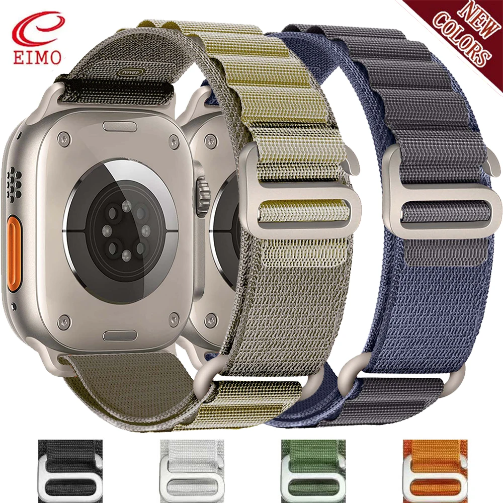 Alpine-Loop-para-Apple-Watch-Ultra-Band-Pulseira-de-Nylon-Correa-iWatch ...