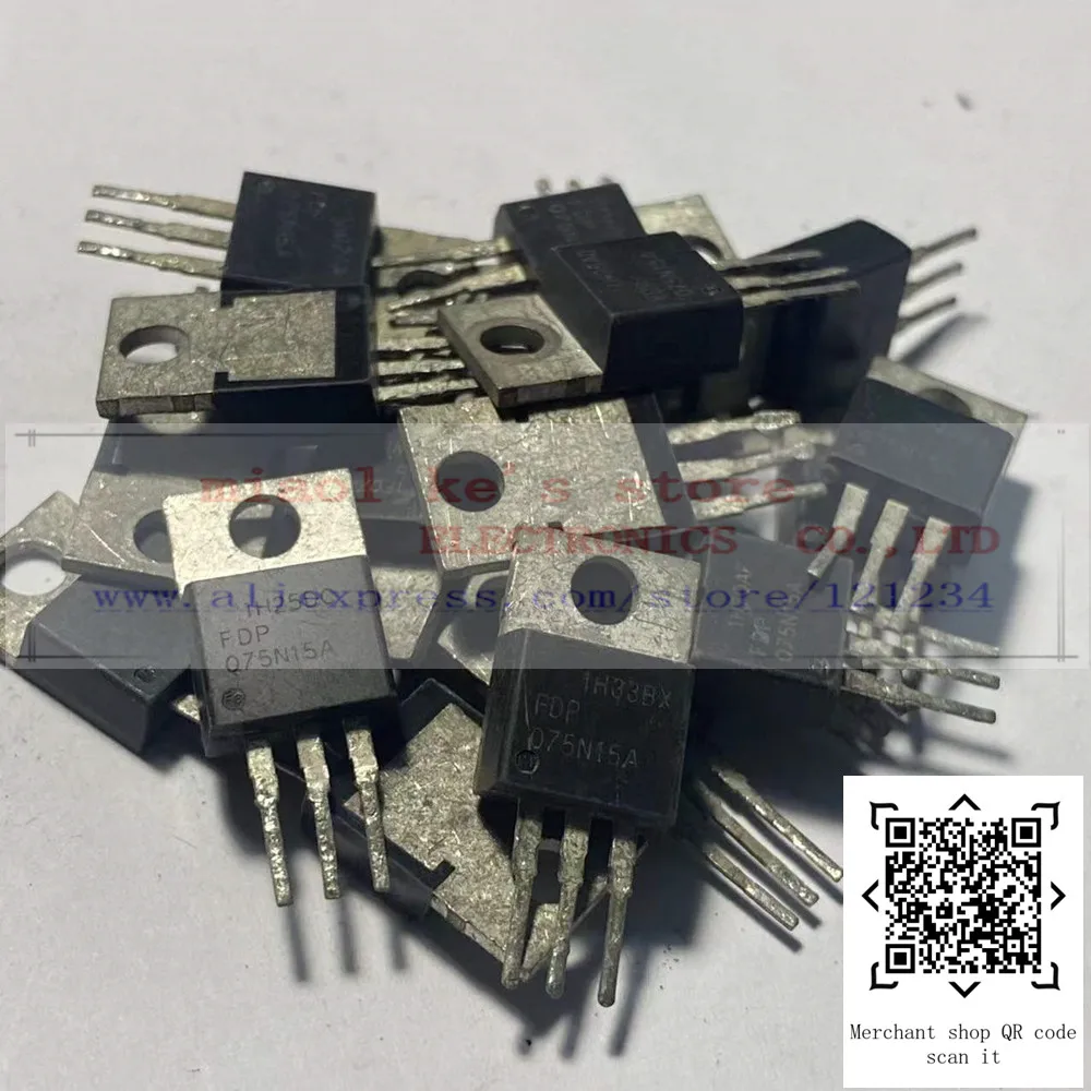 [10pcs] 100%Original : FDP075N15A 075N15A - MOSFET N-CH 150V 130A TO220-3