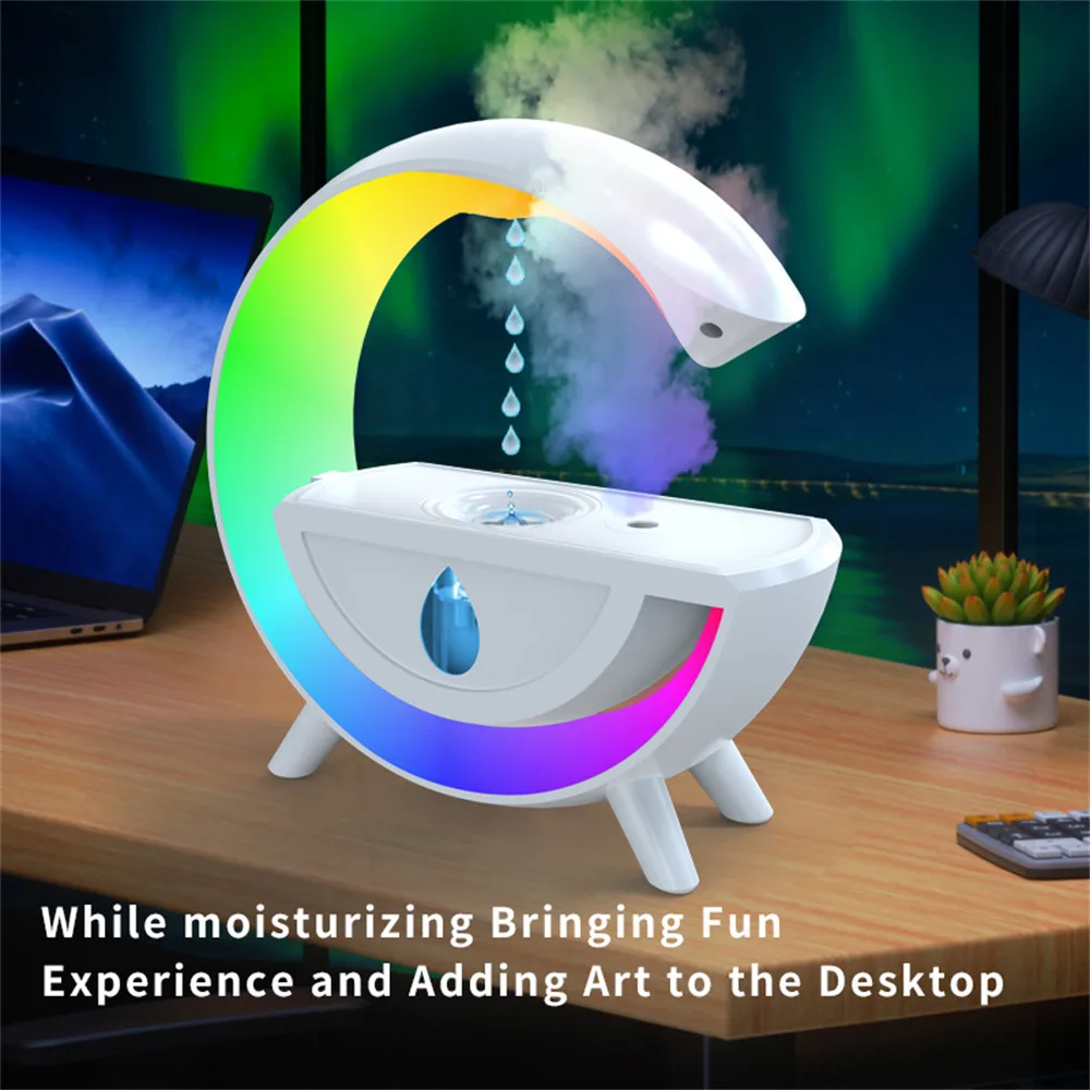 Anti-gravity-Humidifier-Creative-Water-Drop-Desk-Lamp-Atmosphere-LED ...