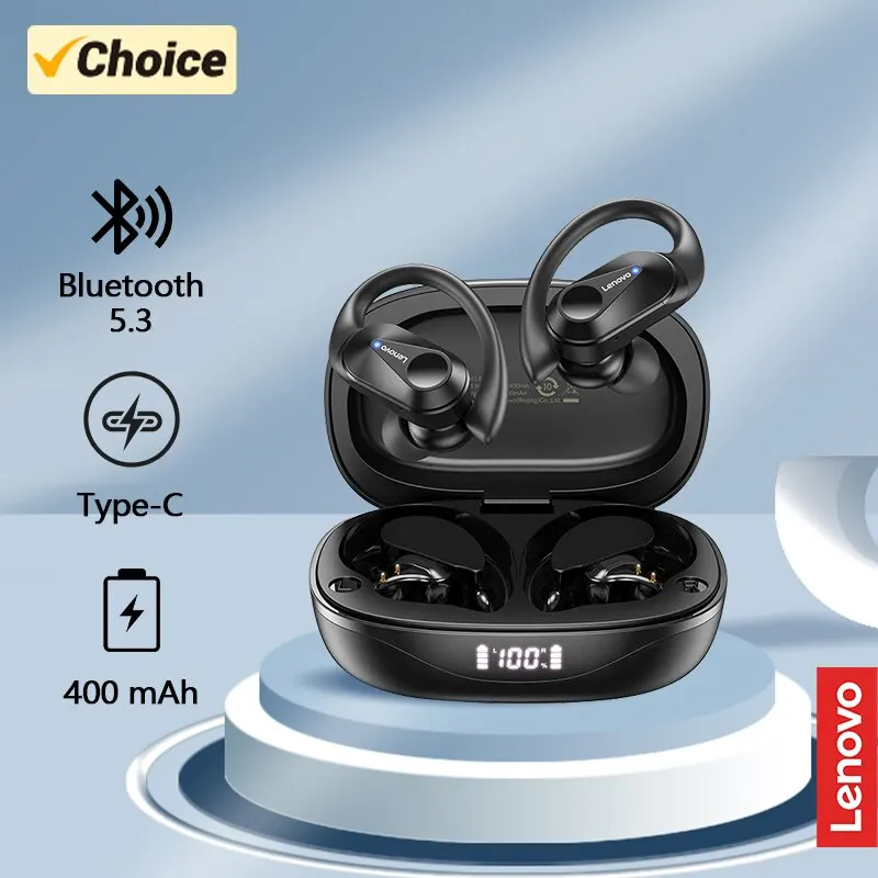 Lenovo auriculares inalámbricos LP75 TWS 5,3, cascos deportivos con Bluetooth, pantalla Digital ...