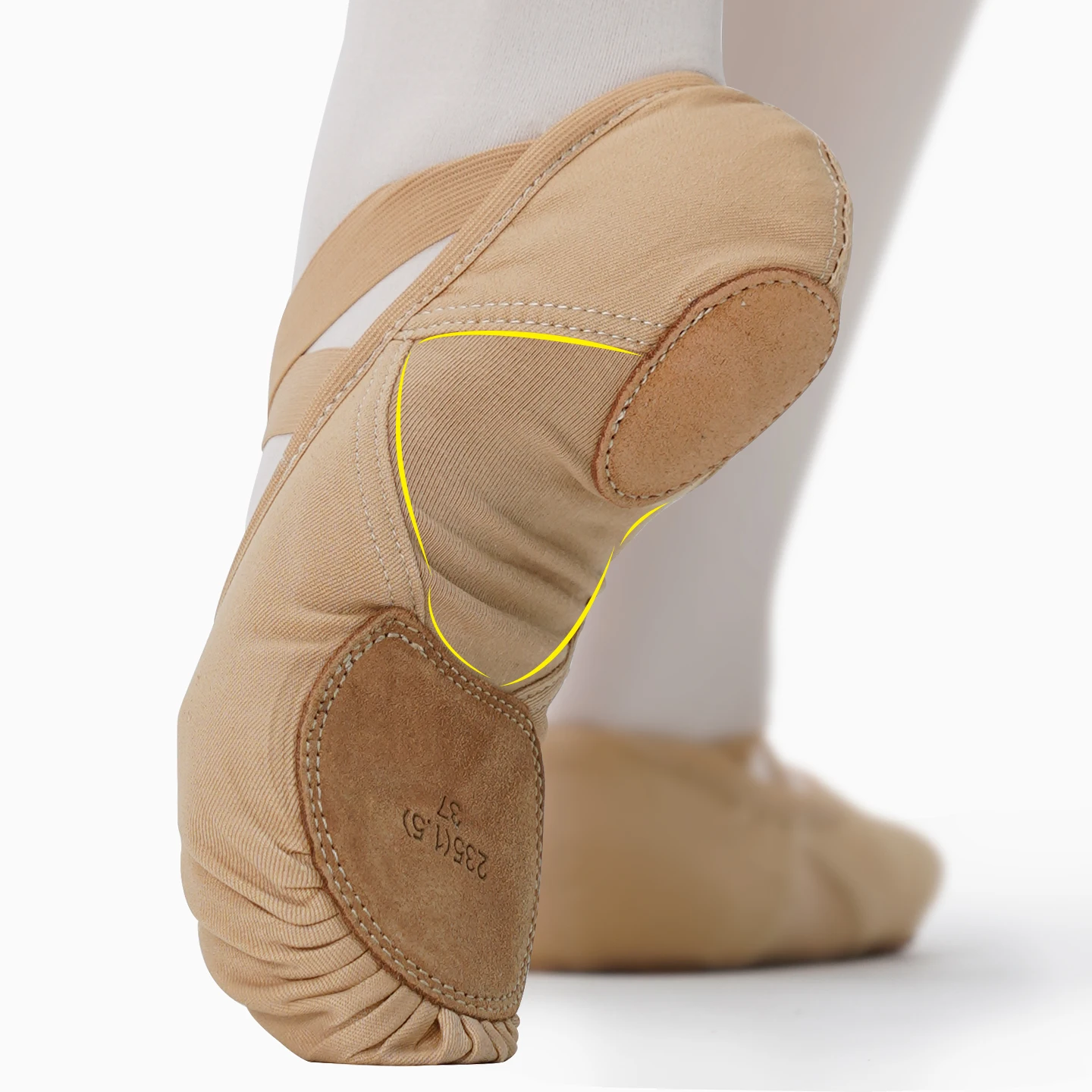 Women Ballet Dance Shoes Split Sole Ballet Slippers for Girls Kids ...
