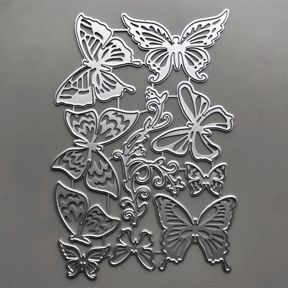 2022 NEW Butterfly Metal Cutting Dies Stencils for Greeting Card ...